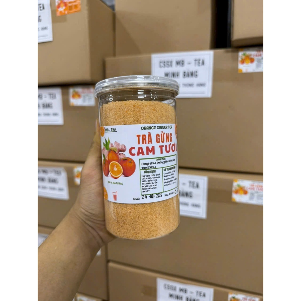 500g Trà gừng cam tươi bổ sing Vitamin C, hỗ trợ tiêu hóa | Shopee Việt Nam