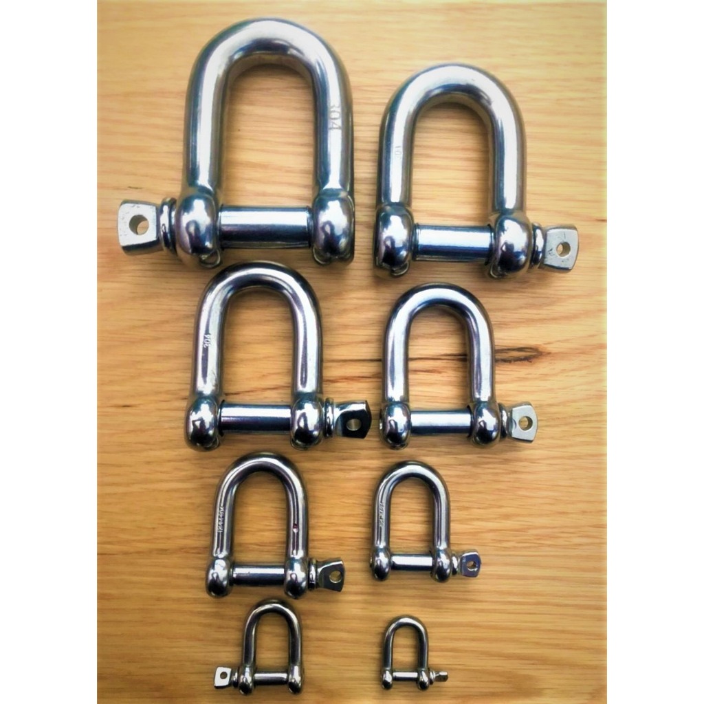 Maní U INOX 304 ( Mã lý U INOX 304 ) cáp thép Thái Bình Vina | Shopee ...