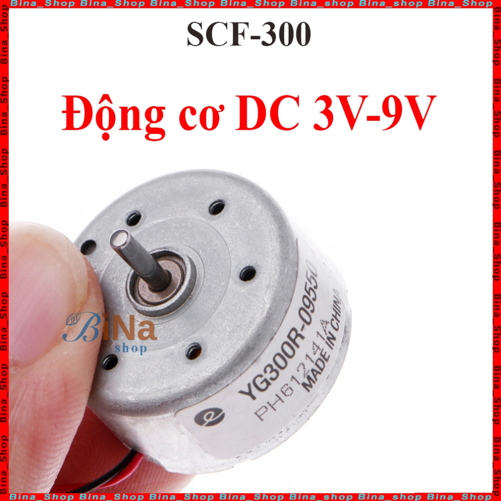 Động cơ DC 1.5V-9V Motor SCF-300 DIY | Shopee Việt Nam