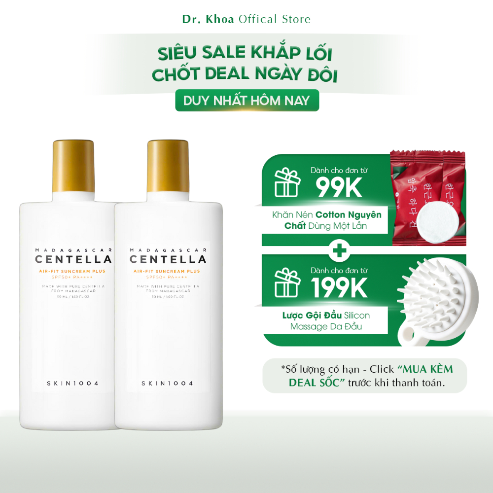 Kem Chống Nắng Dạng Sữa Chiết Xuất Rau Má Skin1004 Madagascar Centella ...