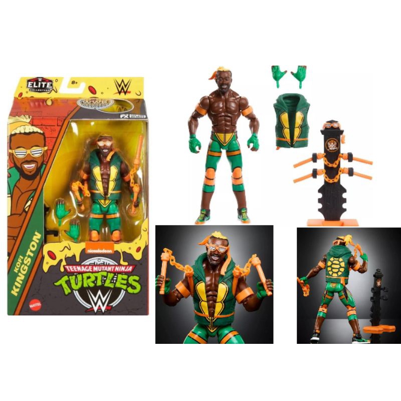 Mô hình Kofi Kingston của Teenager Mutant Ninja kèm phụ kiện ( ảnh thật ...