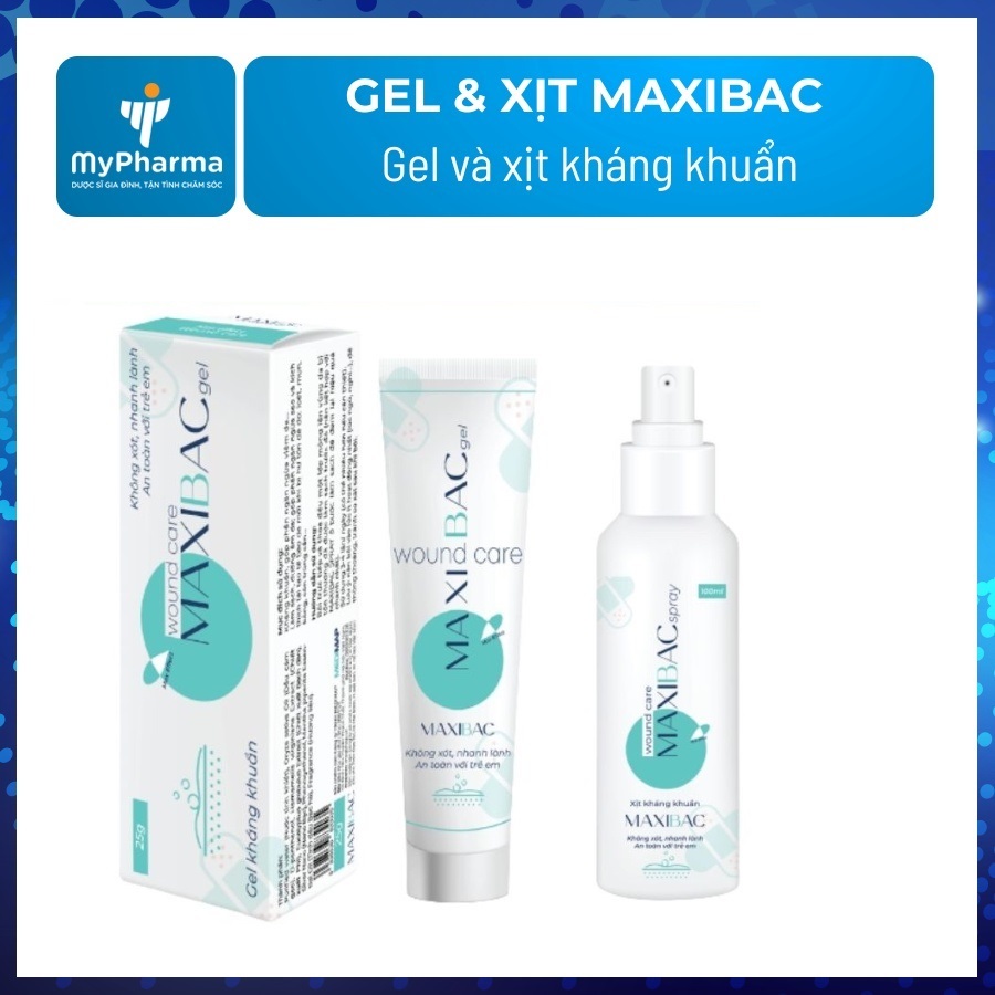 Gel kháng khuẩn & xịt sát khuẩn Maxibac | Shopee Việt Nam