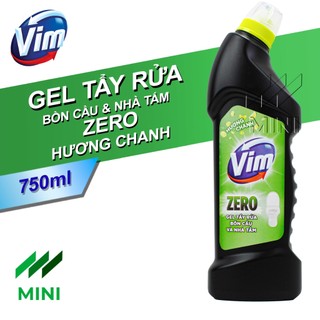 Gel tẩy rửa bồn cầu & nhà tắm VIM Zero Hương Chanh (750ml/chai ...