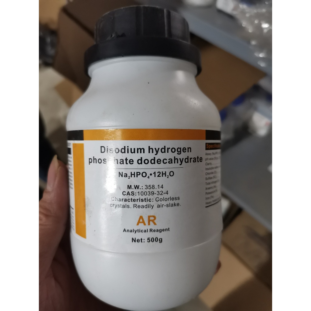 Chất bột Na2HPO4.12H2O Disodium hydrogen phosphate dodecahydrate CAS 10039-32-4 Na2HPO4 12H2O ...