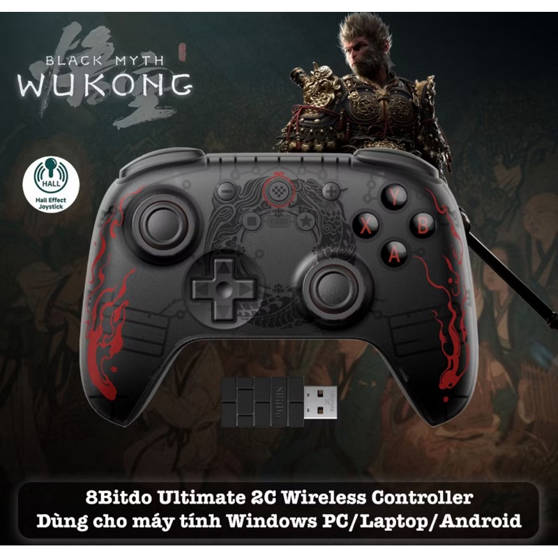 Tay cầm 8Bitdo Ultimate 2C Wireless Controller for Windows kèm USB ...