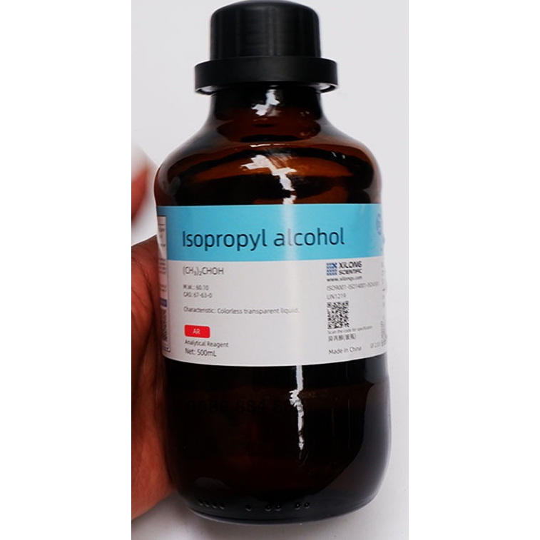 Chất Isopropyl alcohol IPA 2-propanol 99.7% C3H8O chai 500ml Xilong CAS ...