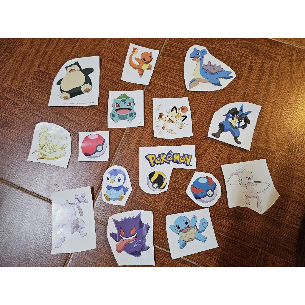 Hình Stickers Pokemon (CHỈ LÀM QUÀ TẶNG) | Shopee Việt Nam