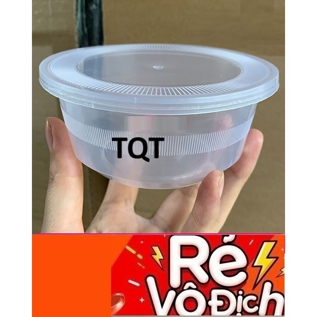 Sỉ THỐ CHÈ (50 hộp) dung tích 250ml kèm nắp, bộ thố nhựa dựng canh hoặc ...