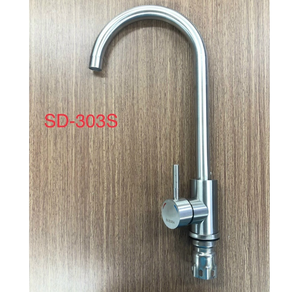 Vòi Rửa Chén Bát Nóng Lạnh 100% INOX 304 Astosi và 2 dây VÒI TRÒN NƯỚC ...