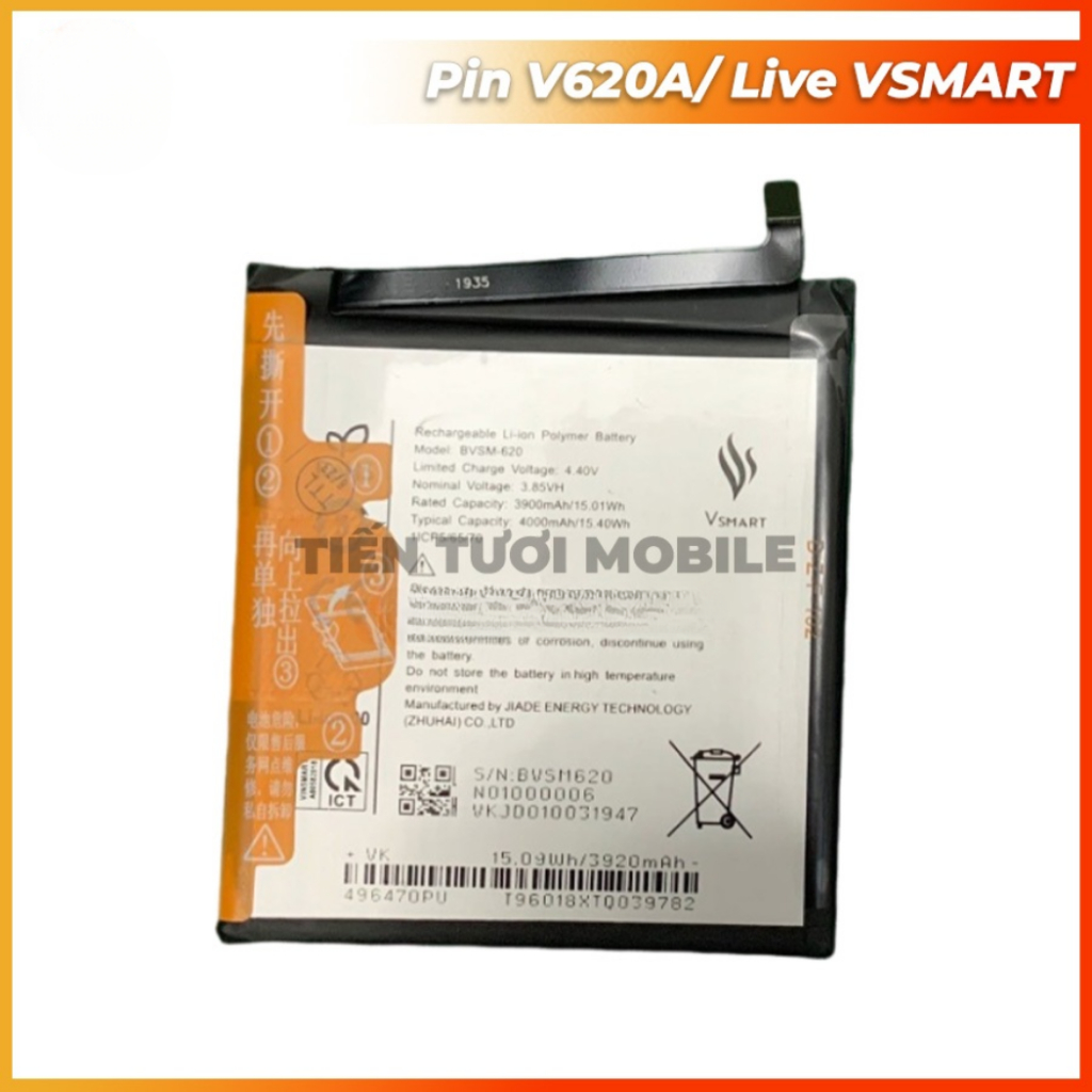 Pin vsmart live,v620a mới | Shopee Việt Nam