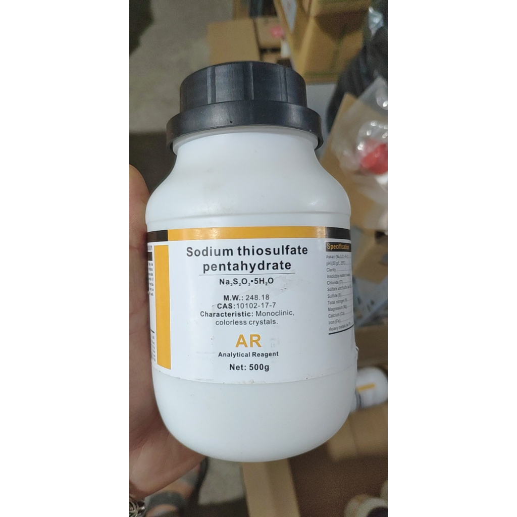 Sodium thiosulfate pentahydrate CAS 10102-17-7 Na2S2O3.5H2O lọ 500g ...