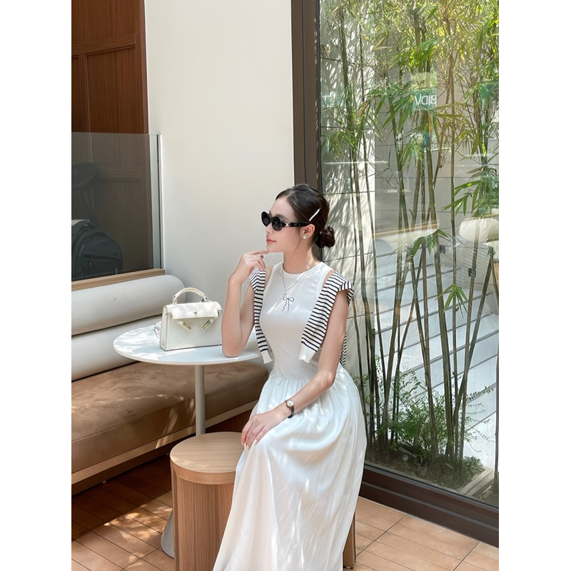 Ruby Dài- Váy dáng dài chất thun co dãn Jolie | Shopee Việt Nam