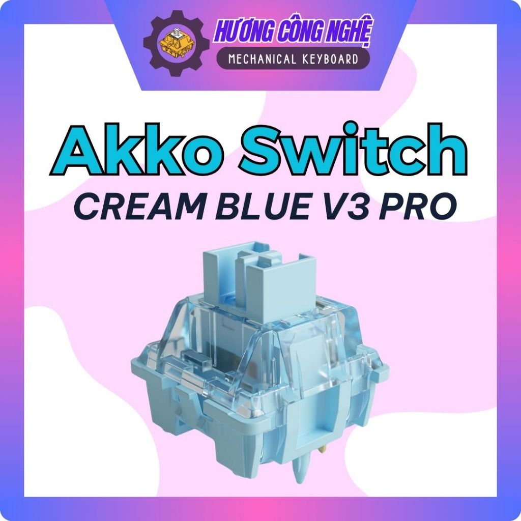 Combo 5-10 Switch Akko V3 Cream Blue Pro - Cho bàn phím cơ - Switch ...
