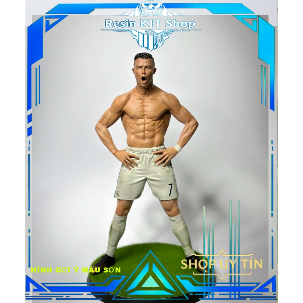 Mô hình cầu thủ Cristiano Ronaldo CR7 siêu nét size 12 - 20 cm | Shopee ...