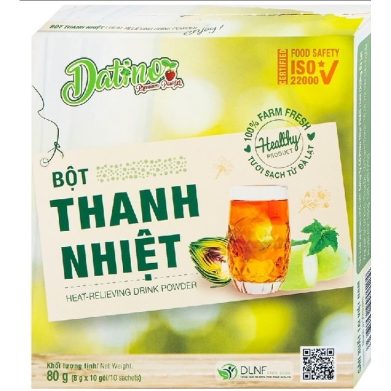 Bột thanh nhiệt Datino hỗ trợ mát gan, lợi tiểu, tăng cường sức đề kháng, giảm nhiệt miệng 80g ...