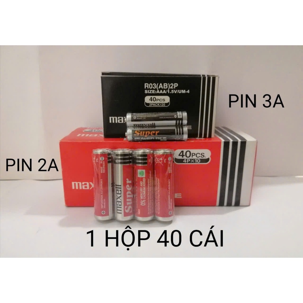 (8 viên) Pin tiểu Maxell 2A / 3A 1.5v | Shopee Việt Nam