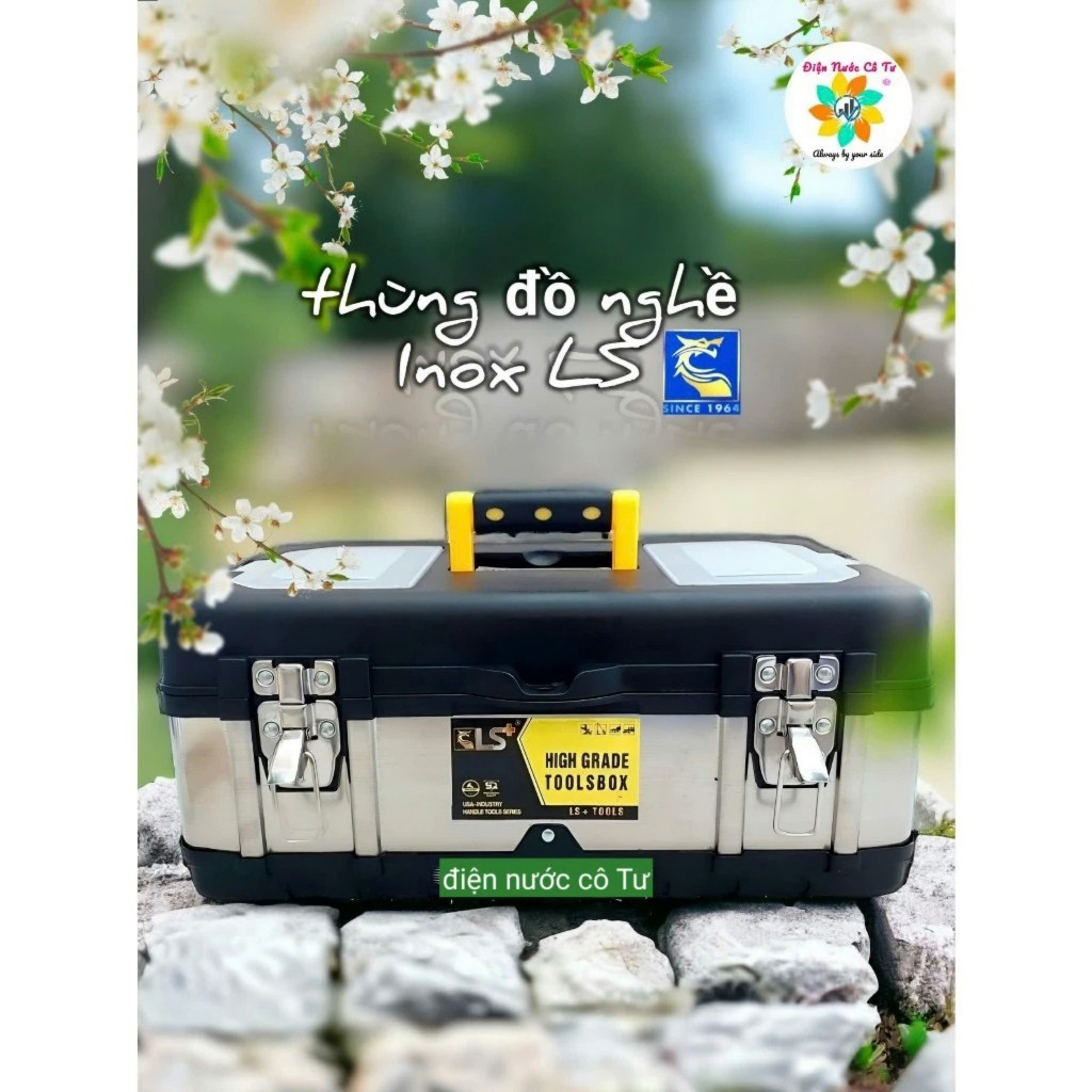 Thùng đồ nghề Hộp đồ nghề Inox 20inch SHIDELI | Shopee Việt Nam