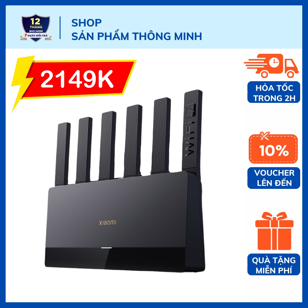Bộ phát Wifi Router Xiaomi BE6500, BE6500 Pro AIoT - Wifi 7 - wifi mesh ...