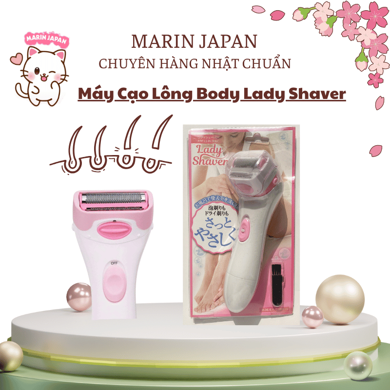 (Chuẩn Nhật) Máy Wax Lady Shaver cạo lông toàn thân body chuẩn hàng nội ...