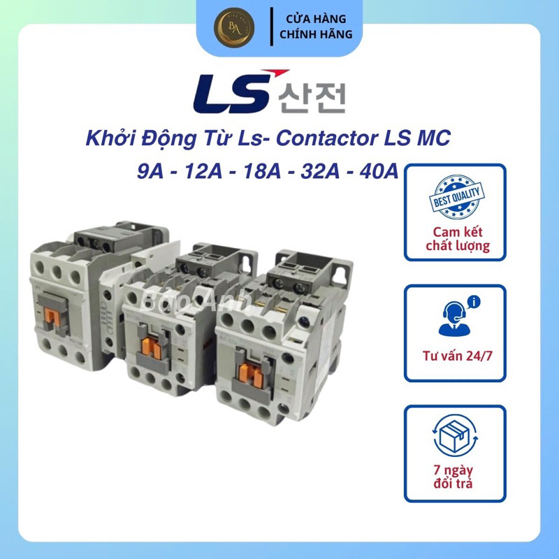 Khởi Đông Từ LS-Contactor LS - Metasol MC 9/12/18/22/32/40/80A | Shopee ...