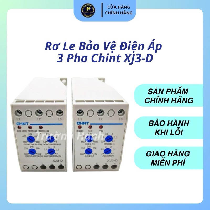 Rơ Le Bảo Vệ Điện Áp 3 Pha Chint XJ3-D | Shopee Việt Nam
