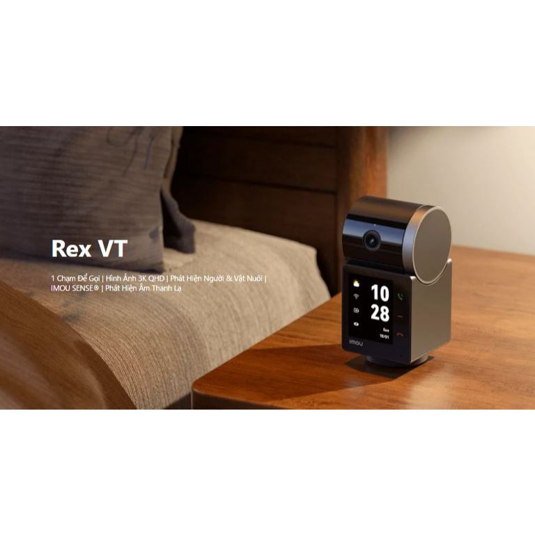 Camera Rex VT Pro gọi điện có hình 5MP Imou IPC-S2VBP-5M0WR Pin 2000mAh ...