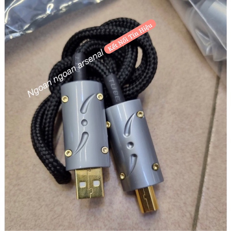 Cáp âm thanh USB DAC A- B 2.0 3.0 RHZX. Dây USB DAC High performance DIY AM - BM USB cable for ...