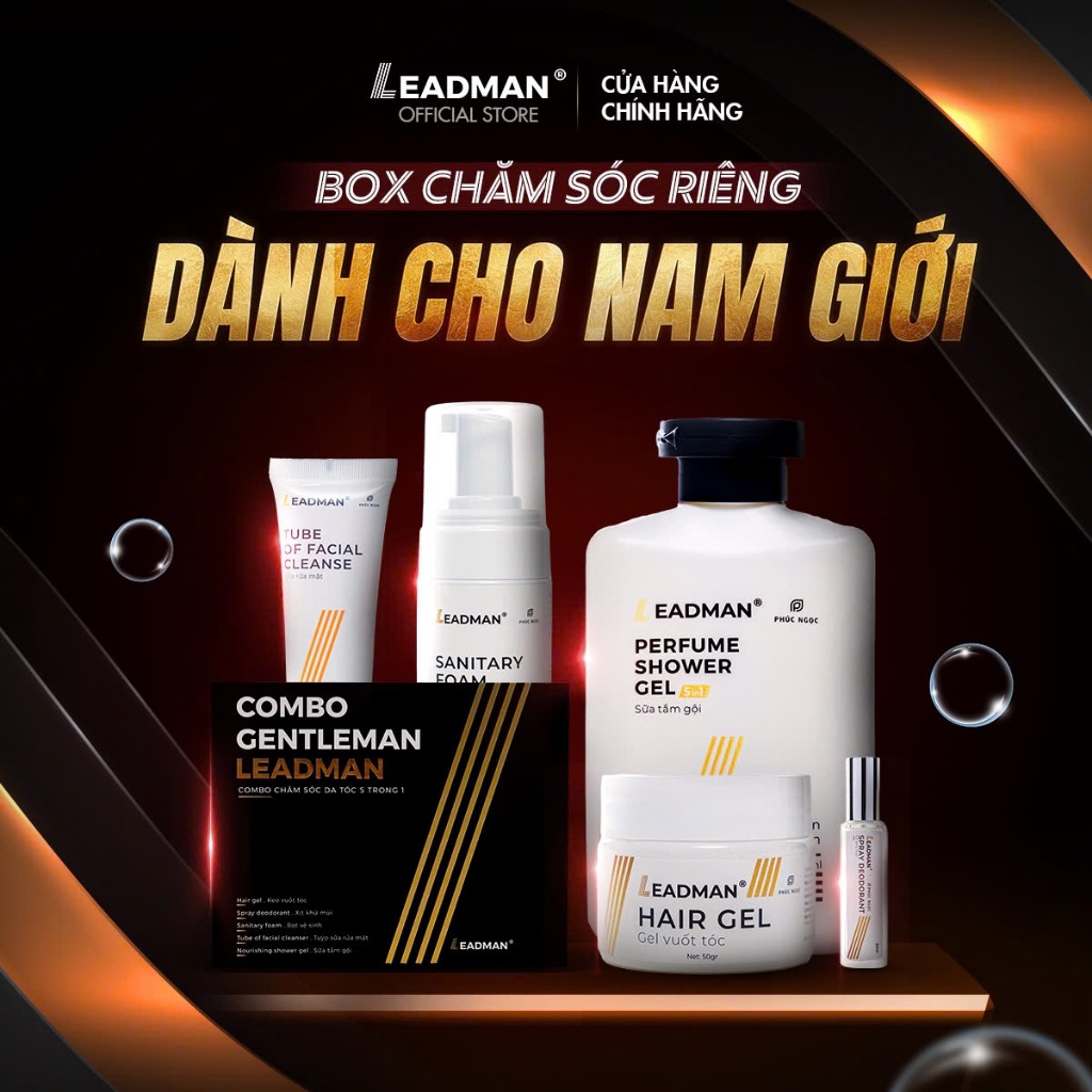 Combo 5 SP TOÀN DIỆN - Sữa tắm gội hương nước hoa 3in1 & Bọt vệ sinh ...