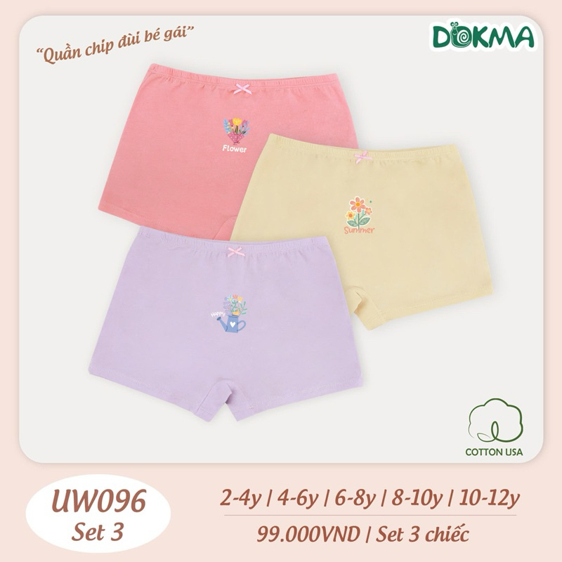 Sét quần chíp đùi bé gái Dokma | Shopee Việt Nam