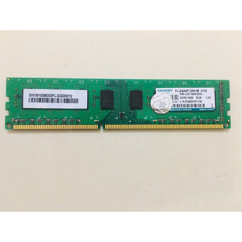 Ram PC DDR3 8GB Bus 1600 (Bảo hành 1T - dùng cho máy tính để bàn ...