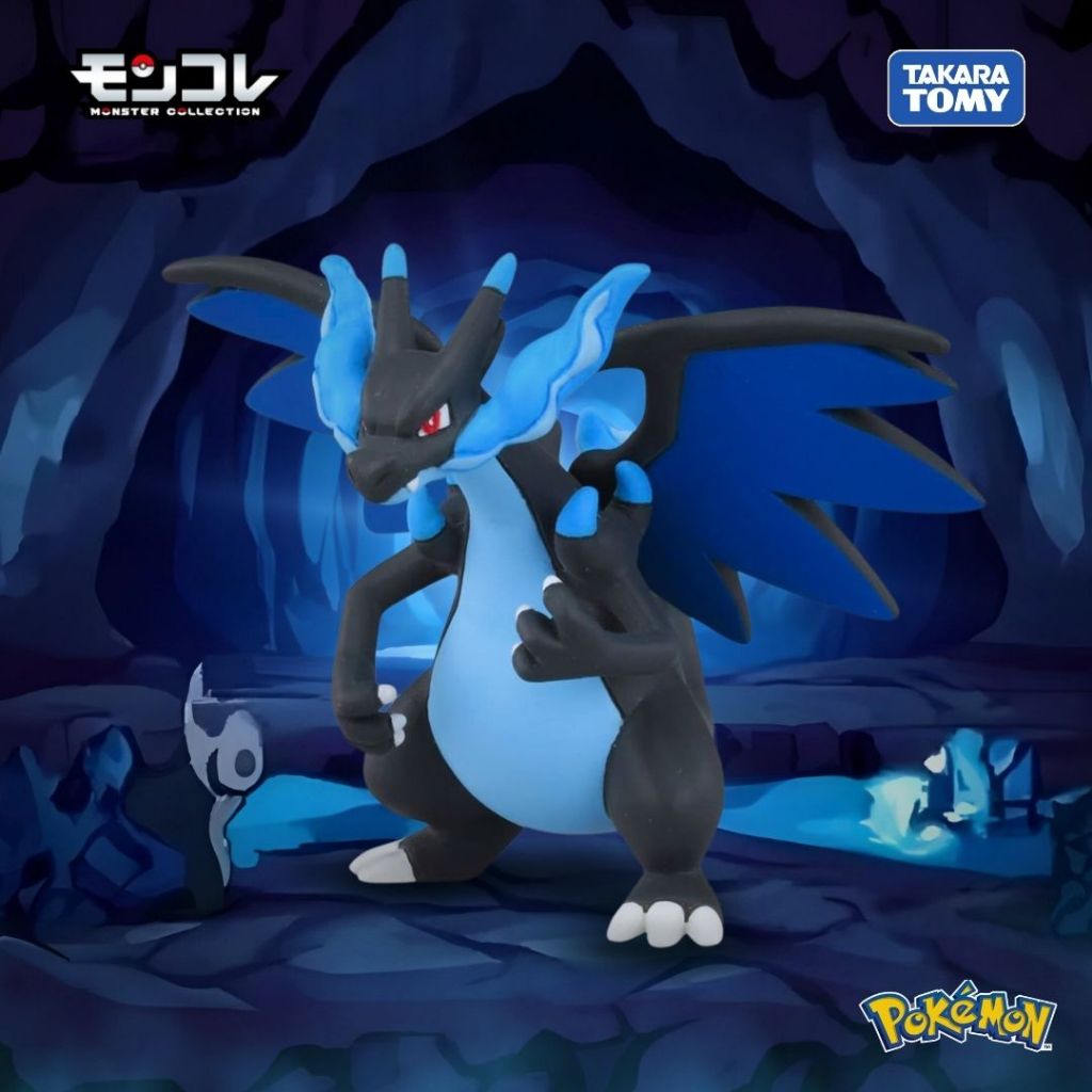Mô hình Pokemon Moncolle Charizard Mega X / Mega Lizardon X [Form mới ...