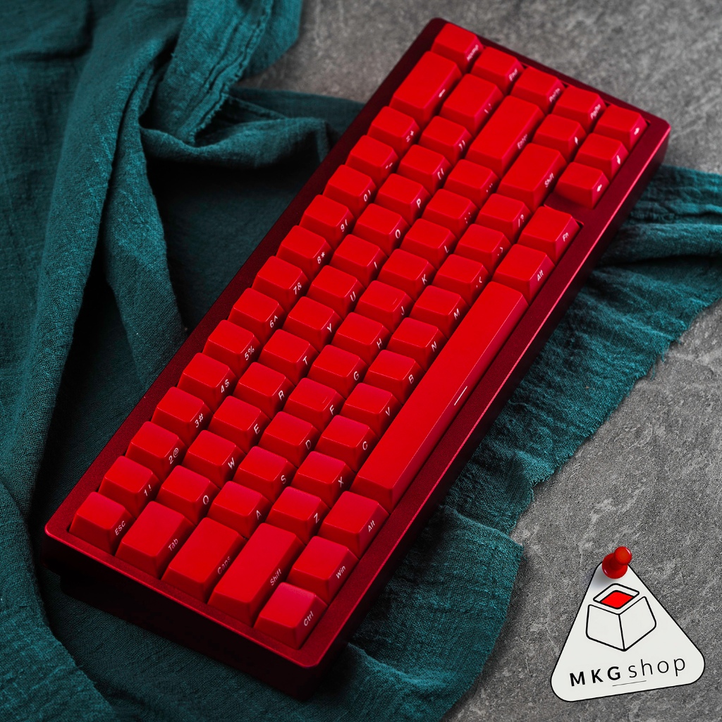 Bộ nút bàn phím cơ đỏ | Keycap Red Ninja | ABS double shot | Cherry ...