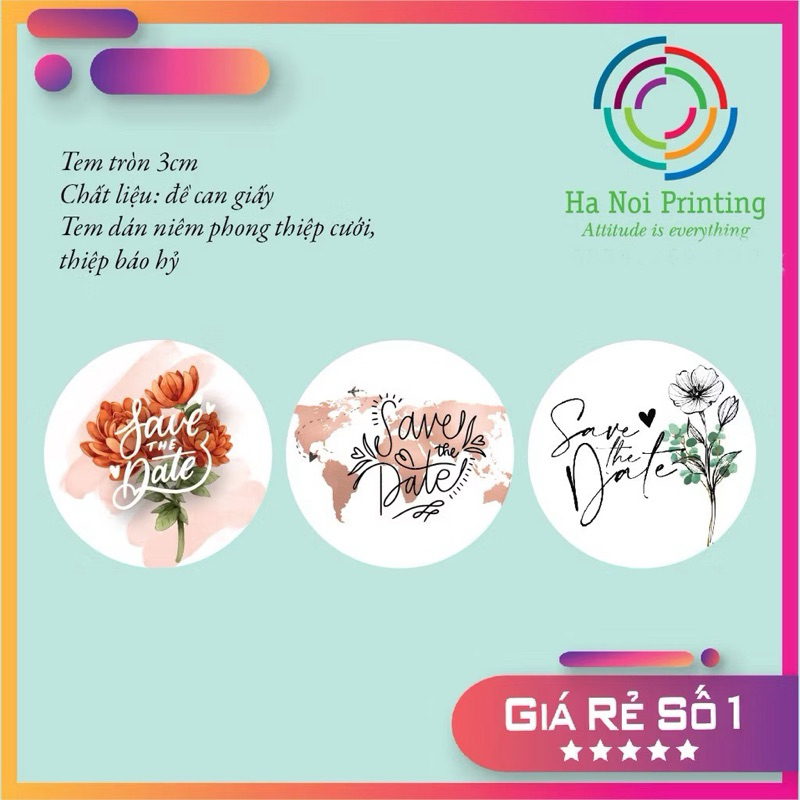 [HÀNG SẴN] TEM DÁN NIÊM PHONG THIỆP CƯỚI - THIỆP BÁO HỶ - SAVE THE DATE ...