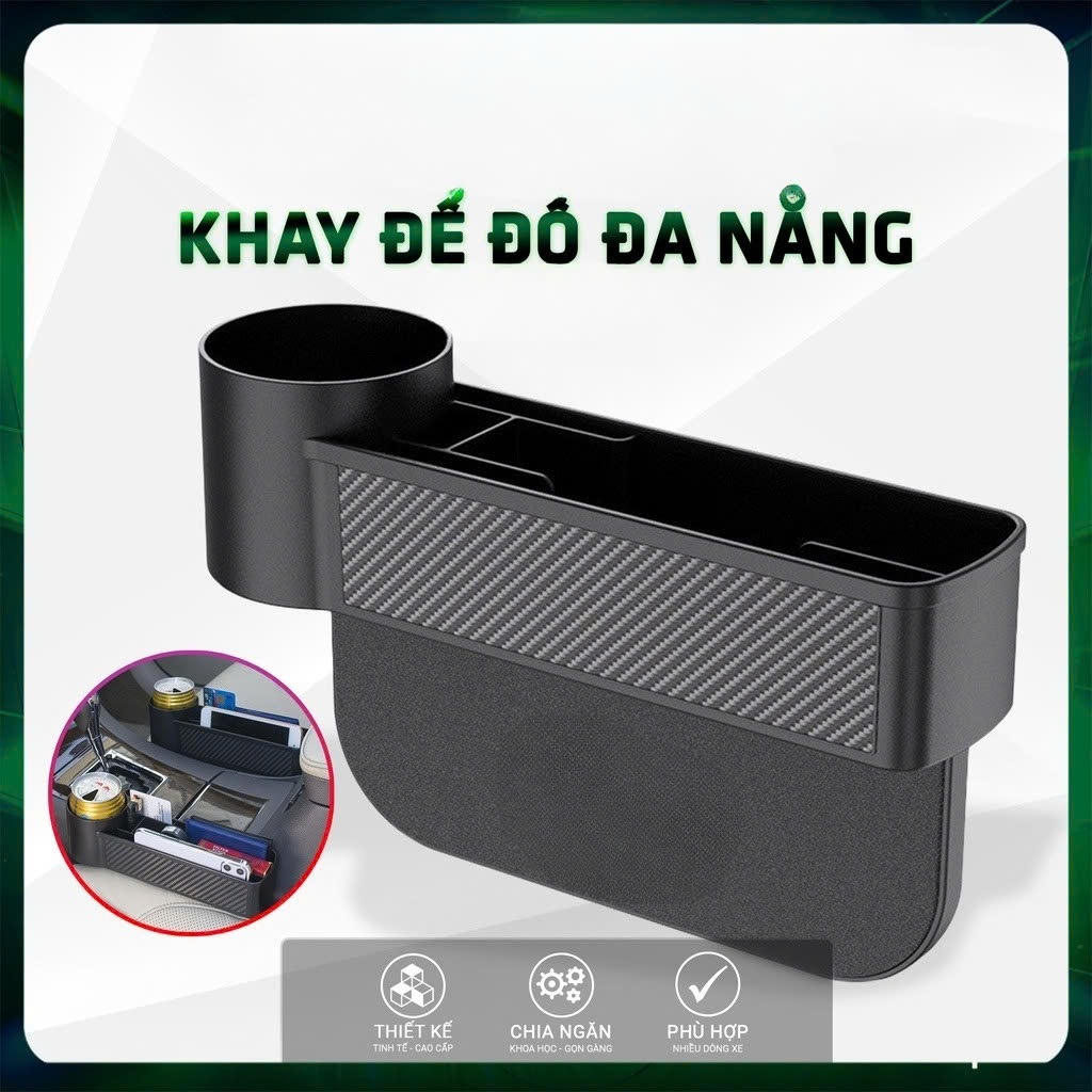 Bộ 2 khay để đồ ô tô cao cấp năm 2022 (Bên:Lái - Phụ) | Shopee Việt Nam