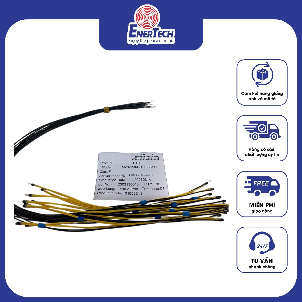 Cảm biến PTC cho cuộn dây động cơ, dây cảm biến PTC, dây cảm biến nhiệt ...