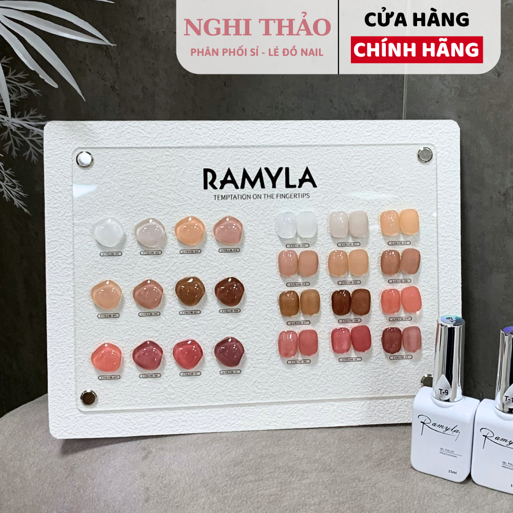 Set sơn gel thạch đục RAMYLA 12 màu | Shopee Việt Nam