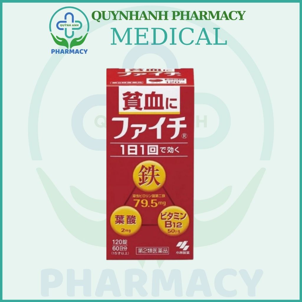 Viên uống bổ máu Faichi Nhật Bản giảm hoa mắt chóng mặt đau đầu khi ...