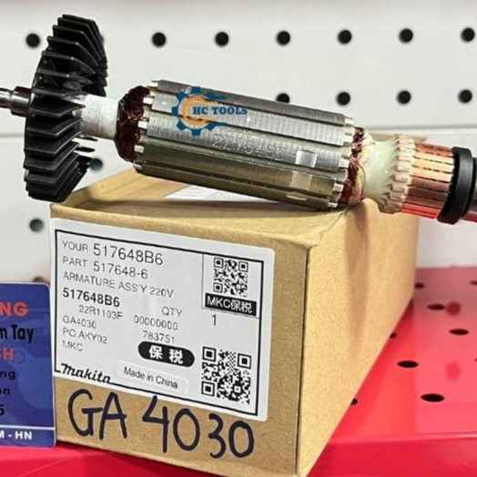 Roto máy mài GA4030/ GA4031/ GA4034/ GA5030R/ PJ7000 Makita (517648-6 ...