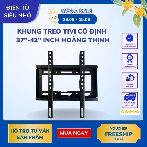 Khung treo tivi - Giá treo TV CỐ ĐỊNH từ 37"-42" inch HOÀNG THỊNH (Chính Hãng) | Shopee Việt Nam