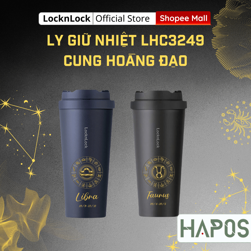 [Độc Quyền] Ly giữ nhiệt LocknLock cung hoàng đạo LHC3249 550ml Chính hãng, Inox 316L - HAPOS ...