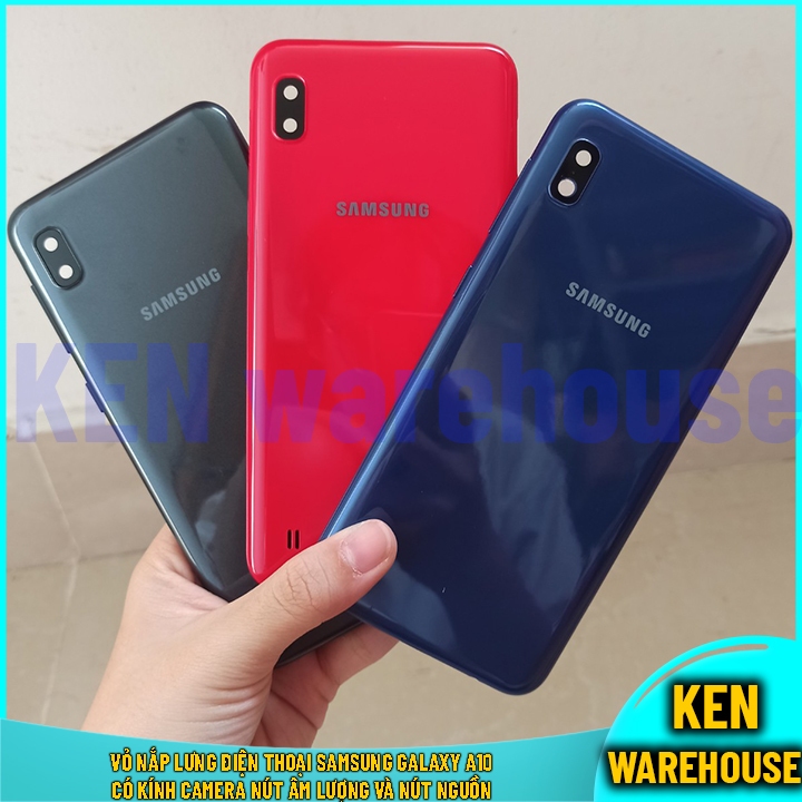 SS A10 Vỏ Nắp Lưng Điện Thoại Samsung Galaxy A10 Có Kính Camera Nút Âm ...