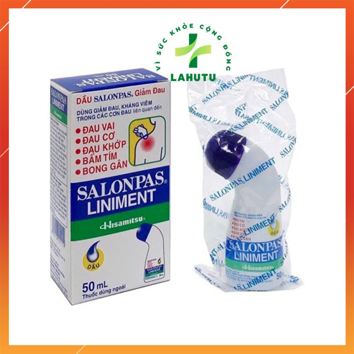 [Chính hãng] Dầu bôi lăn Salonpas Liniment chai 50ml | Shopee Việt Nam