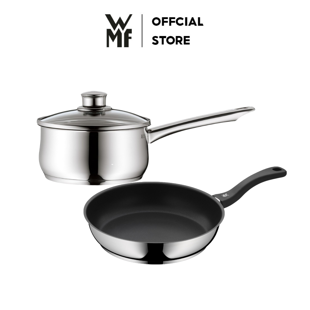 [Combo] Quánh WMF Diadem 16cm Vung Kính, Dung tích 1.7L + Chảo chống dính WMF Devil 20cm ...