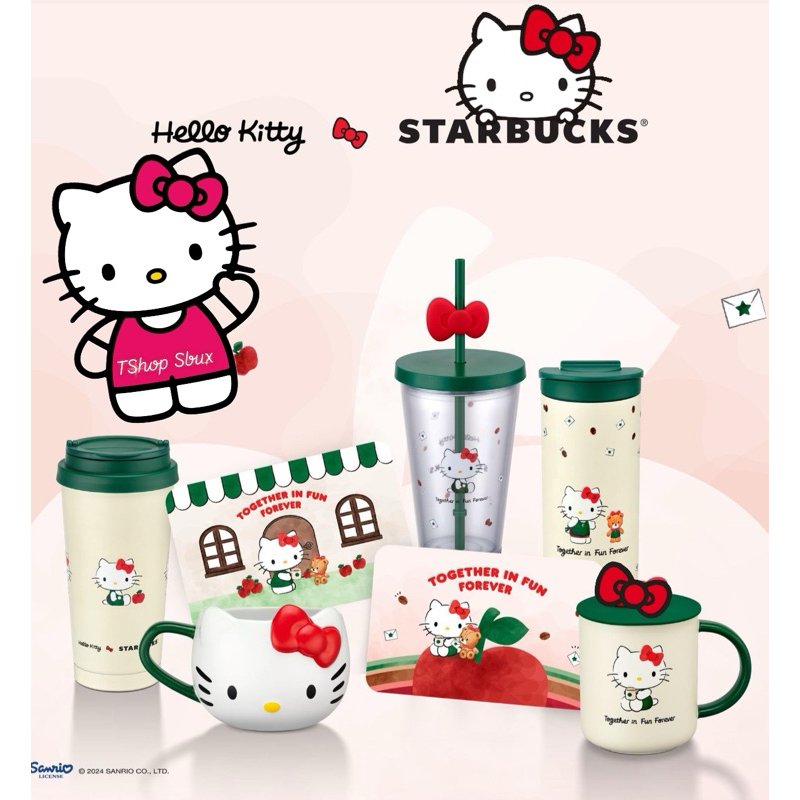 STARBUCKS + Hello Kitty Bộ sưu tập HELLO KITTY Together we fun forever ...