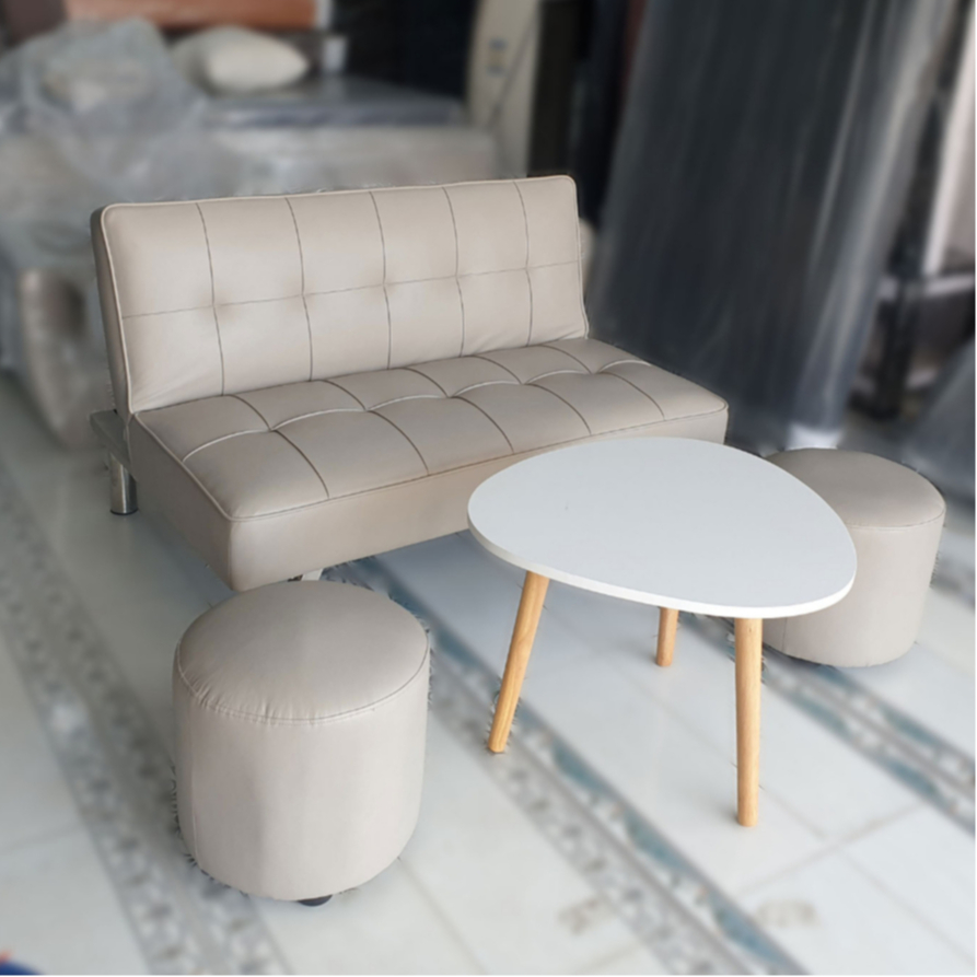 Ghế Sofa Bed 1m2 Form Mini Nhỏ Gọn Bọc Da Sang Trọng - Sofa Giường Đa ...