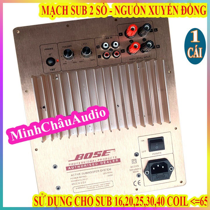 MẠCH KÉO LOA SIÊU TRẦM BOS NGUỒN XUYẾN ĐỒNG - MẠCH SUB ĐIỆN - GIÁ 1 ...