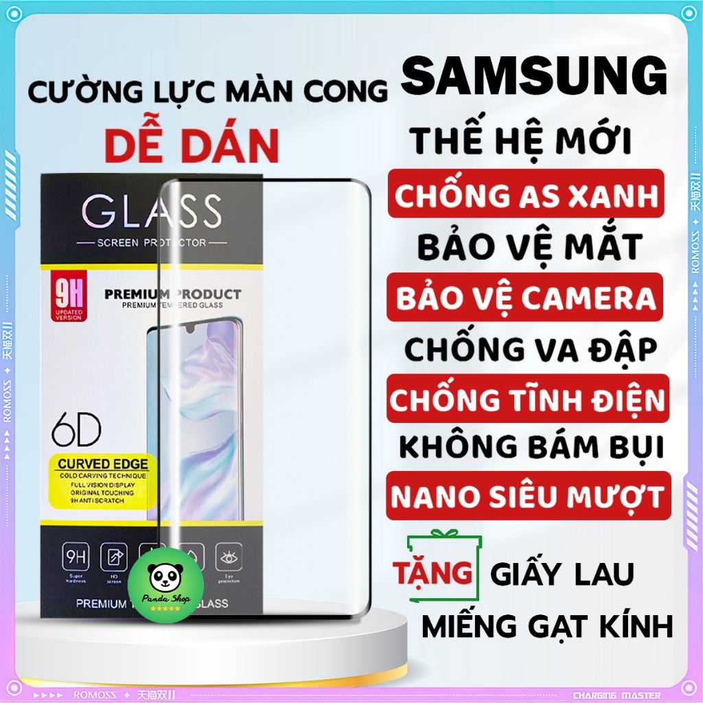 Kính cường lực Samsung Note 8, Note 9 ,S9, S9 Plus, S8,S8 Plus, S7 Edge, S6 Edge full màn ...