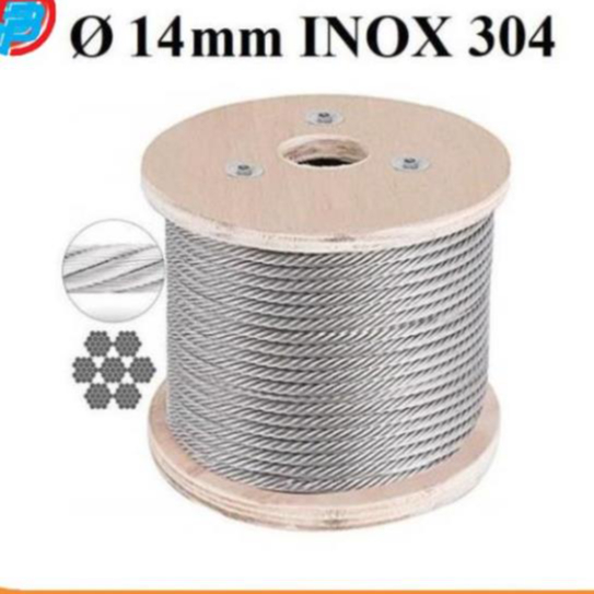 Dây cáp Phi [ 12mm ] INOX 304 Cáp Thép Thái Bình Vina | Shopee Việt Nam
