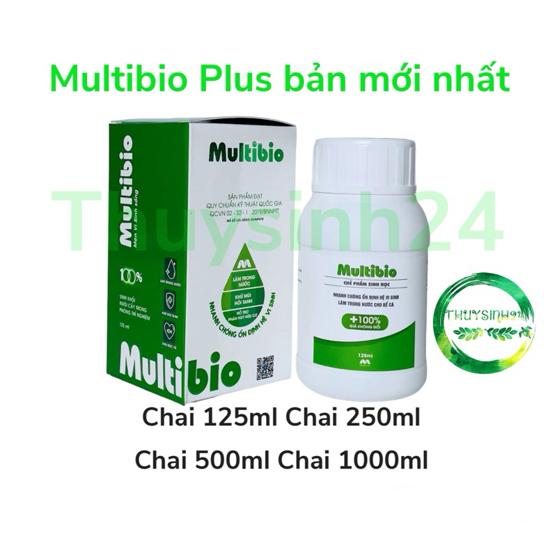 Vi sinh Multibio Plus (Bản mới) multi bio men trong nước khử mùi tanh ...