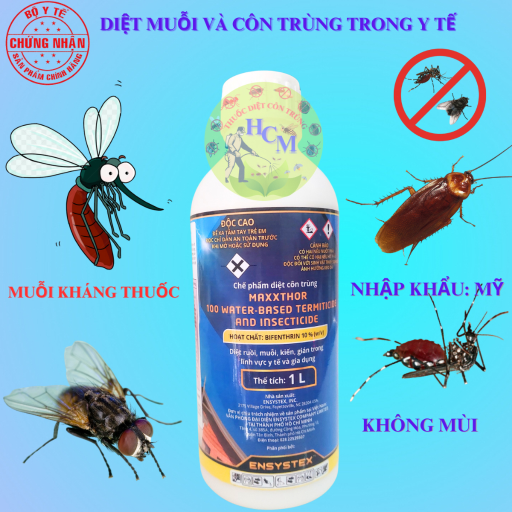 (Chính hãng) MAXXTHOR 100 WATER - BASED TERMITICDE AND INSECTICIDE 1 ...